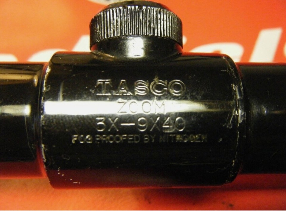 Tasco Zoom 3x-9x40 1” Fine Black Vintage Rifle Scope, Made in Japan | eBay
