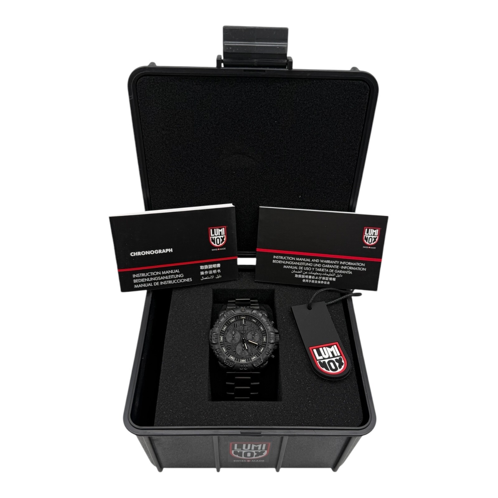 Luminox Navy Seal Colomark 200m Blackout 3180 Series … - Gem