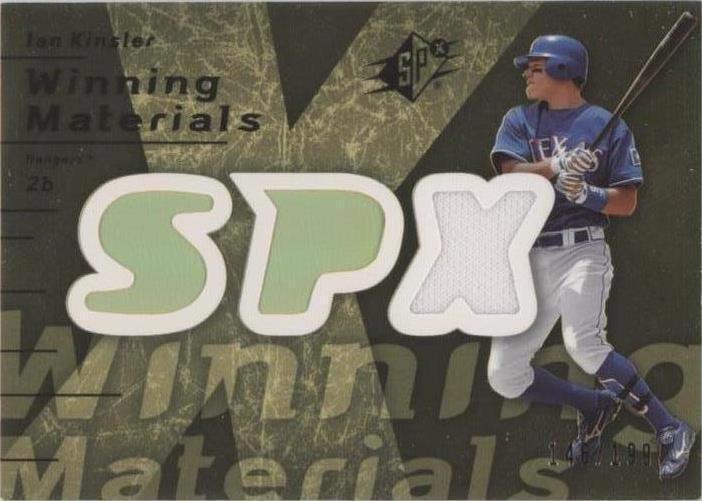 2007 SPx - Winning Materials Ian Kinsler #WM-IK Gold /199 (MEM) for ...