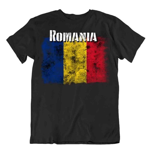 Romania flag Tshirt T-shirt Tee top city map Steel Crown GOOD TRICOT ...