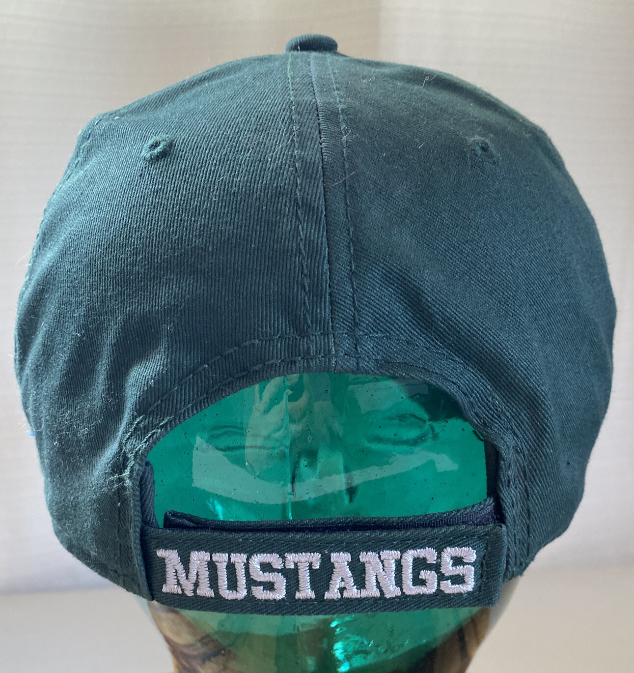 KENNESAW MUSTANGS FOOTBALL HAT DARK GREEN STRAPBACK ADJUSTABLE VGC H15 ...