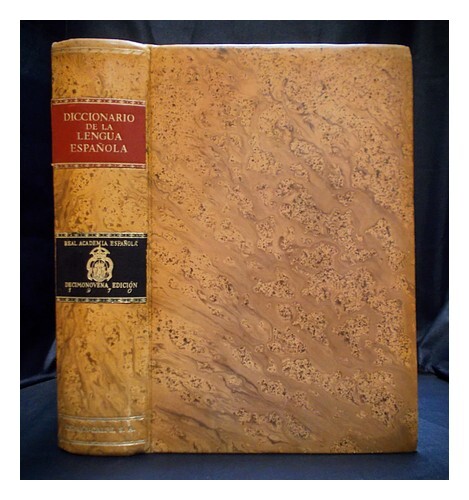 REAL ACADEMIA ESPAÑOLA Diccionario de la lengua española 1970 Hardcover ...