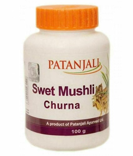Patanjali Ayurveda -Swet Musli-Churna Divya Shvet Musli Powder 100gm ...