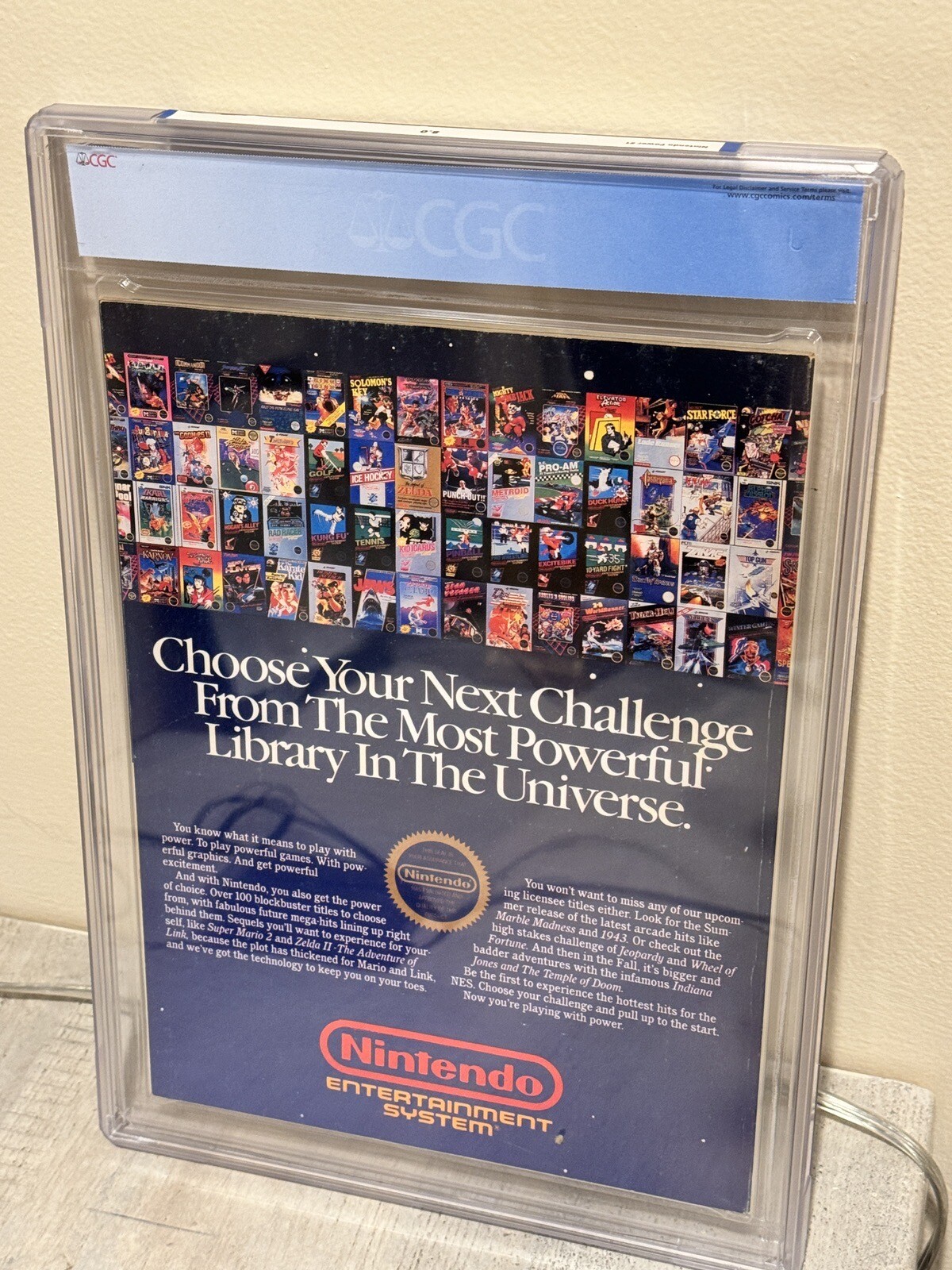 Nintendo Power Magazine #1 July/Aug 1988 Super Mario 2 Cover CGC 8.0 ...