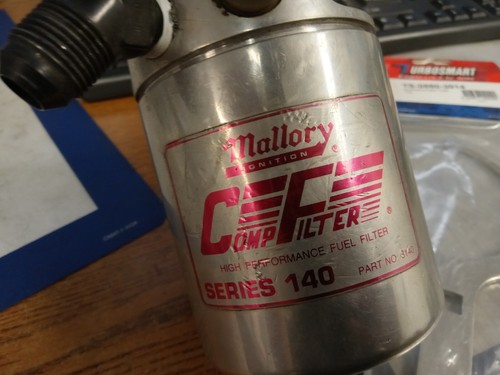 Fuel Filter-Comp Filter 140 Series; High Efficiency Mallory 3140 for ...