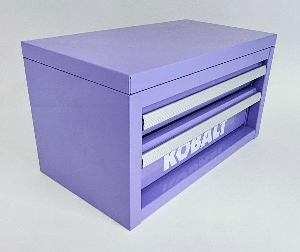 NEW KOBALT TOOLS LAVENDAR PURPLE MINI TOOLBOX FOR CRAFTING 6241745 ...