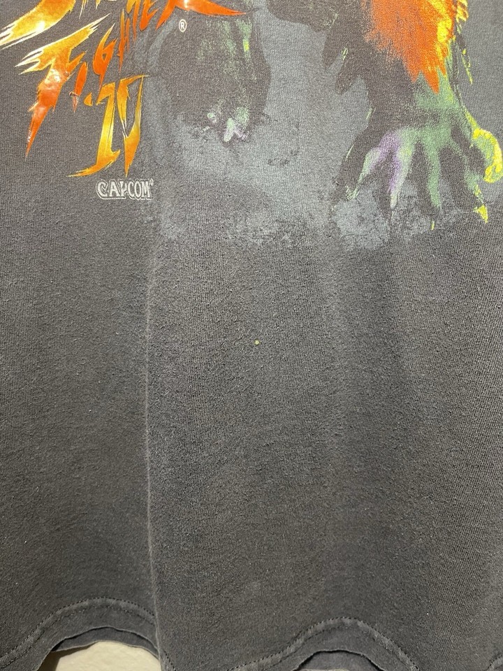 Street Fighter 4 Blanka Rap Tee Style Shirt Large Rare Capcom Promo | eBay