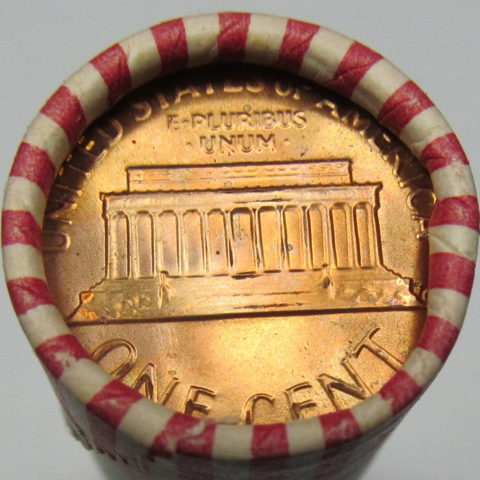 1982-D Small Date Zinc Lincoln Cents BU Penny Roll (50) Uncirculated ...