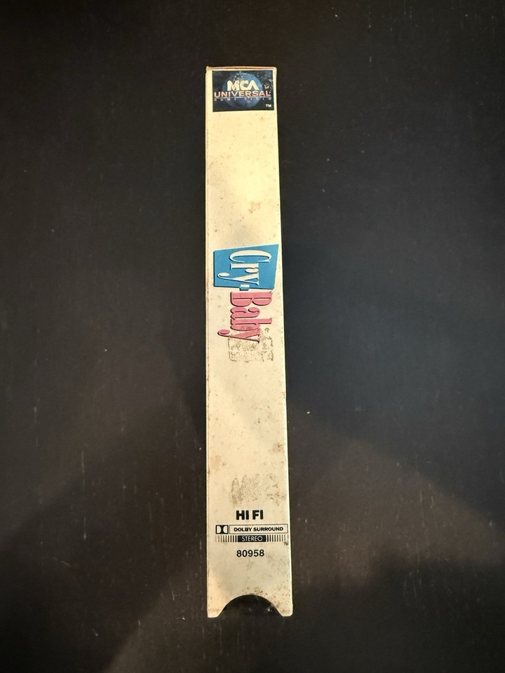 Cry Baby (VHS, 1990) Johnny Depp John Waters Cult Classic Musical Rare ...