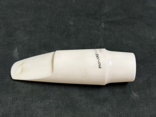 Vintage White Plastic Pan American Tenor Saxophone Mouthpiece ORIGINAL ...
