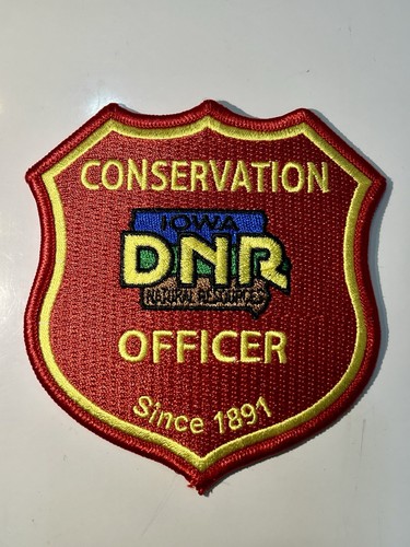 Iowa Department of Natural Resources DNR Conservation Officer Patch ...