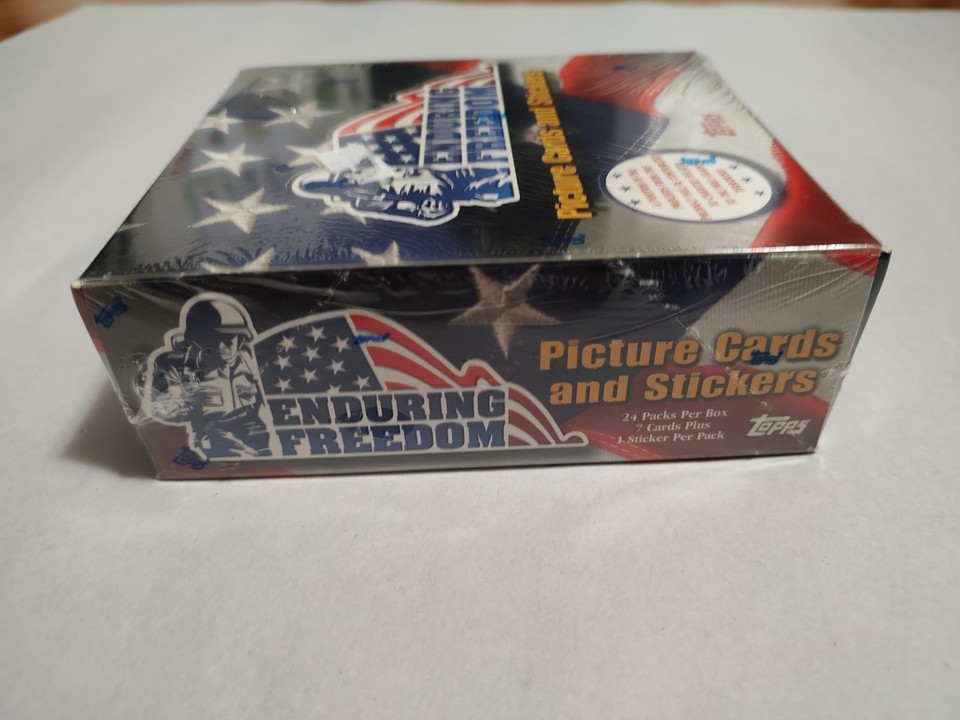 2001 Topps Enduring Freedom Trading Cards Box 24 Packs Factory Sealed ...