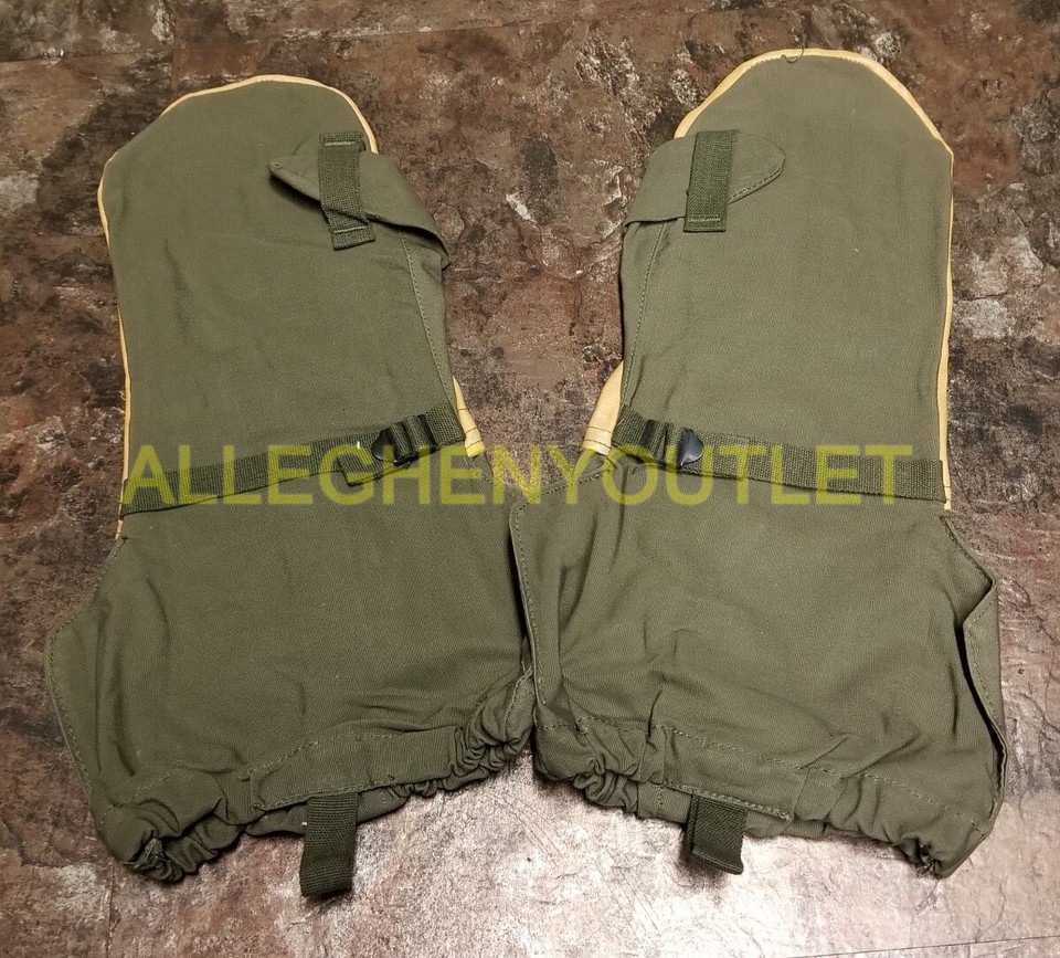 US Military M-1951 Korean Era Trigger Finger Mitten Gloves Shell, LARGE ...