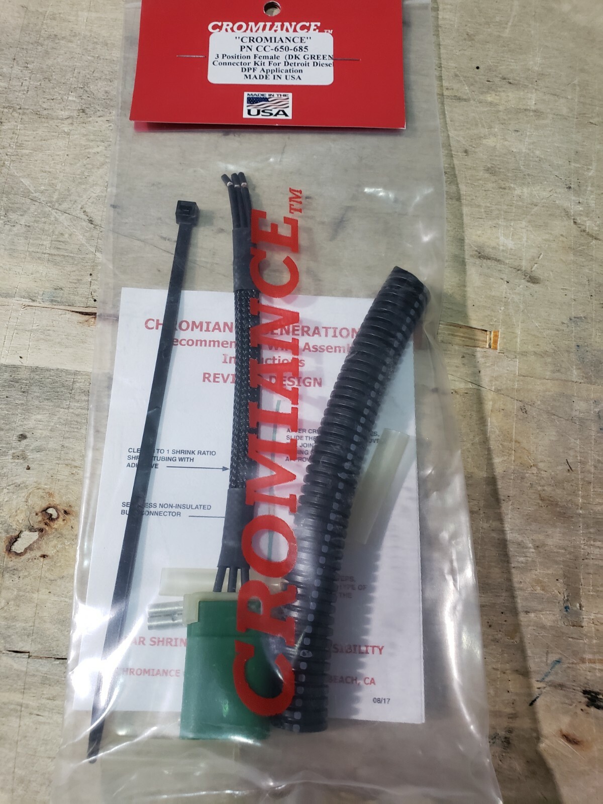 Cromiance CC-650-685 Connector Kit 3 Position Female,Detroit Diesel DPF ...