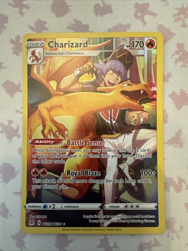 Pokemon TCG SWSH Lost Origin Charizard TG03/TG30 Trainer Gallery | eBay