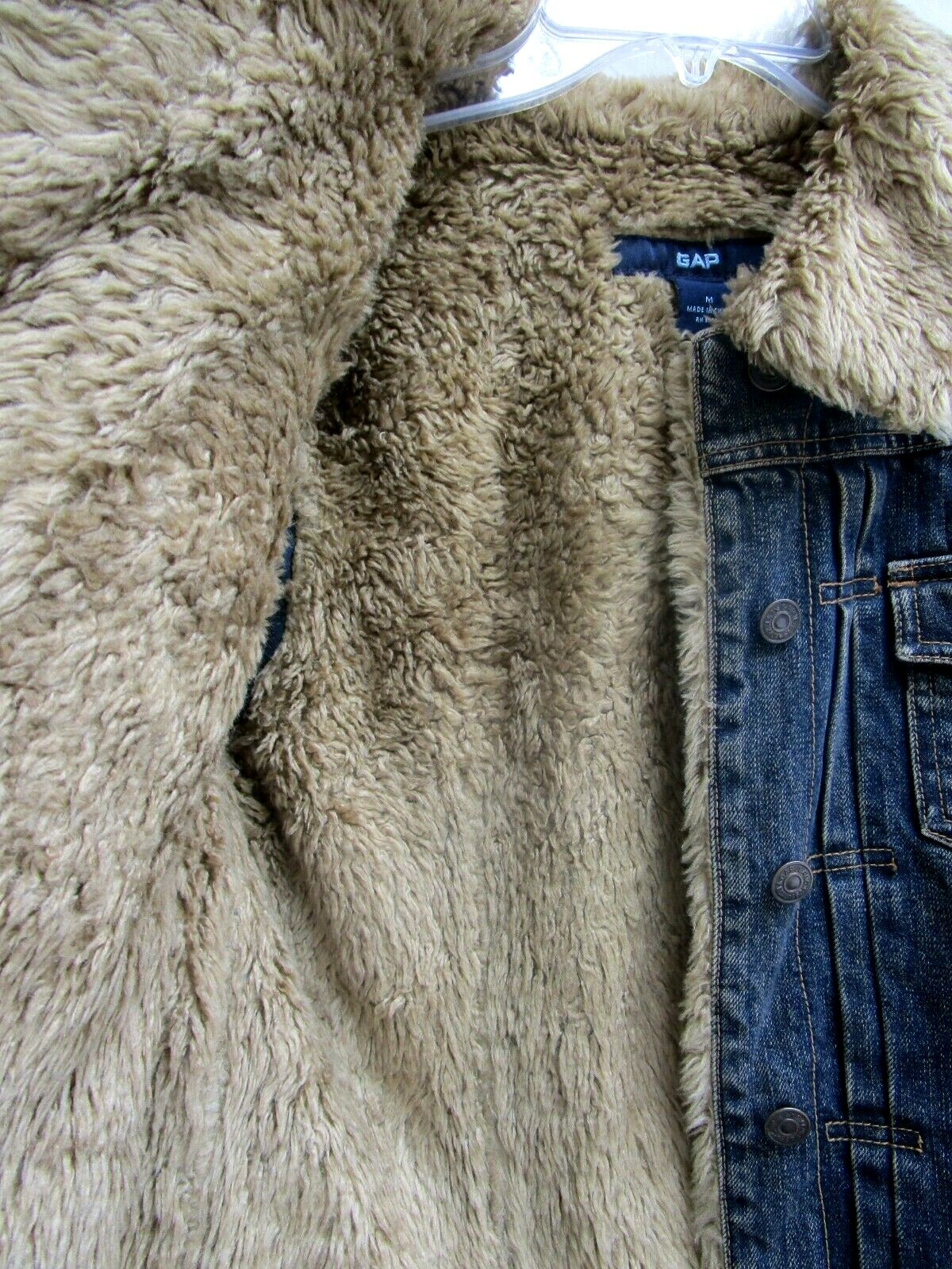 GAP..RETRO 1950's..PLEATED..INDIGO..DENIM..FUR LINED.… - Gem
