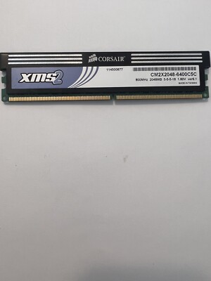 Corsair XMS2 2GB CM2X2048-6400C5C 240pin DDR2-800 PC2-6400 | eBay
