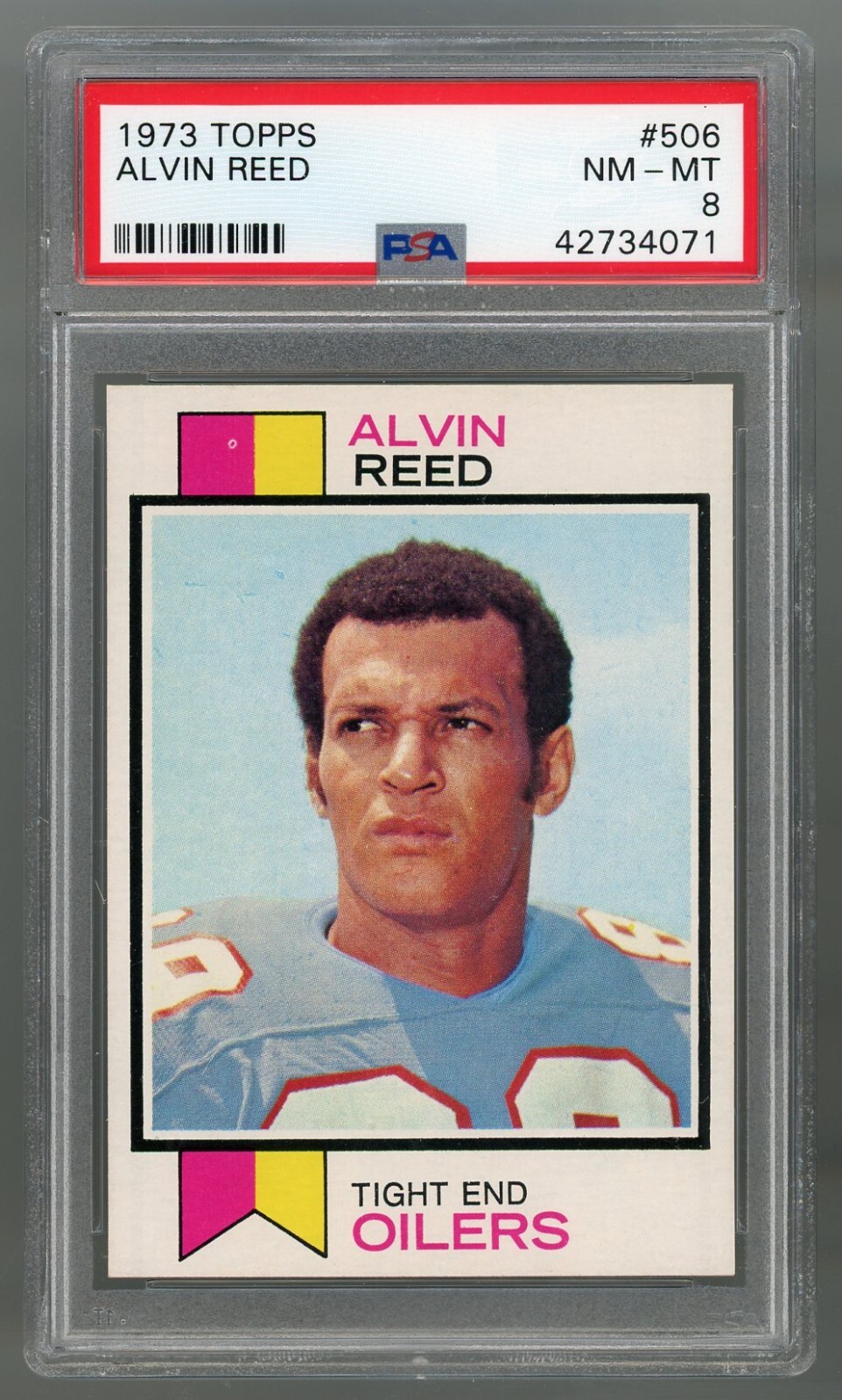 1973 Topps #506 Alvin Reed PSA 8 NM-MT #42734071 **TRX0822** | eBay