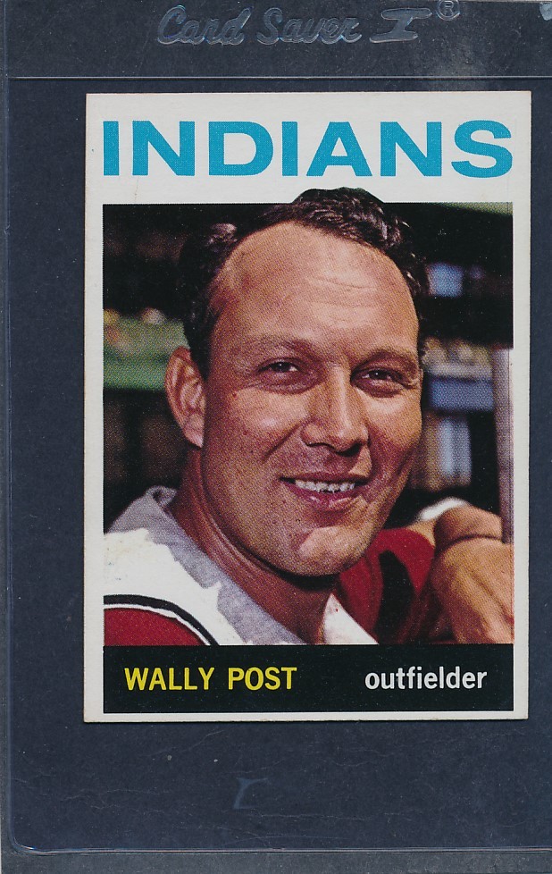 1964 Topps #253 Wally Post Indians EX *1144 | eBay