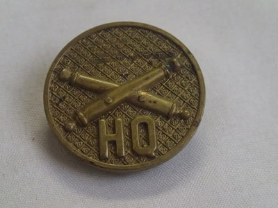 WW2 - " Meyer Métal " HQ Field Artillerie Officer Insignes Broche Vis ...