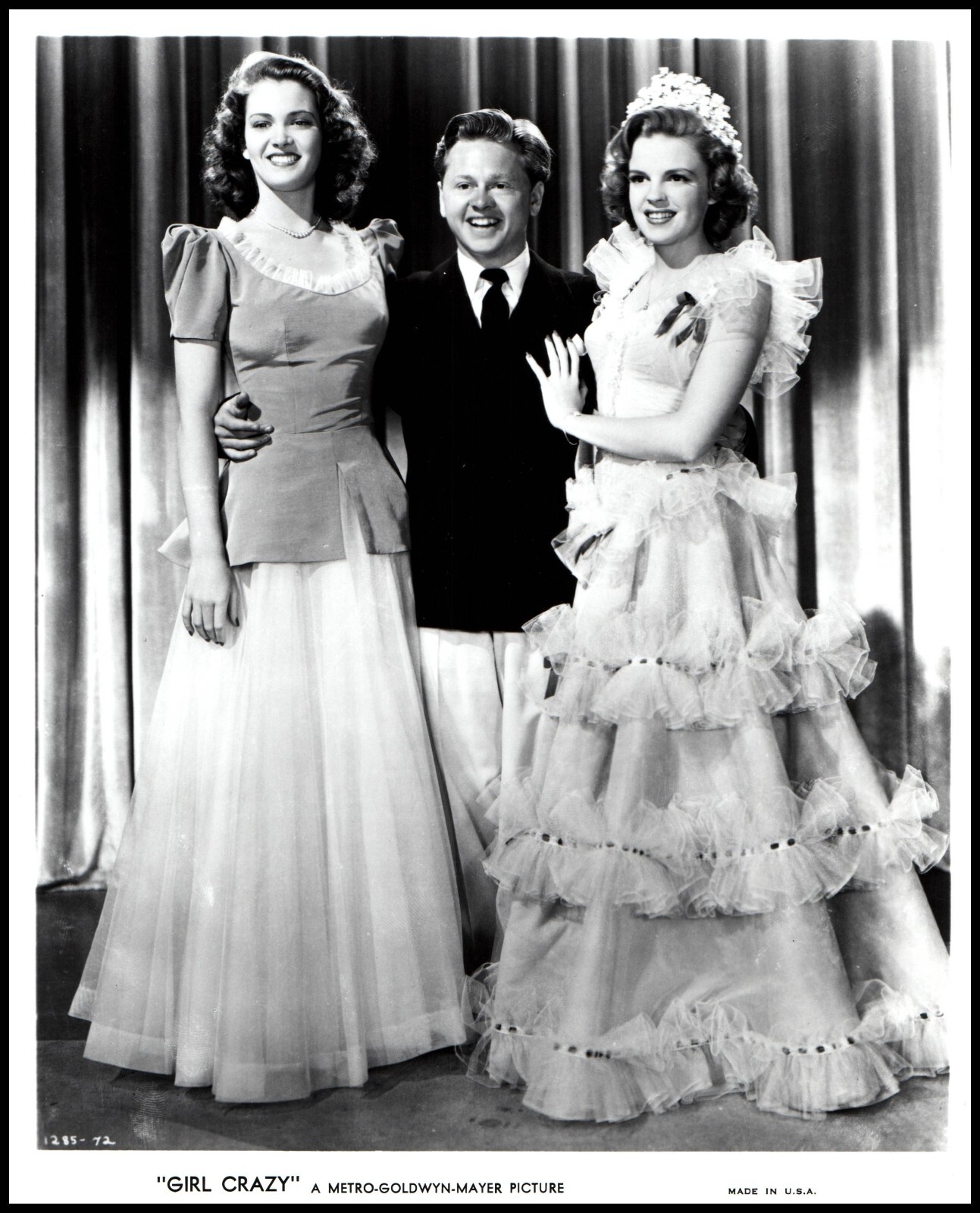 Judy Garland + Mickey Rooney + Frances Rafferty Girl Crazy (1950s ...