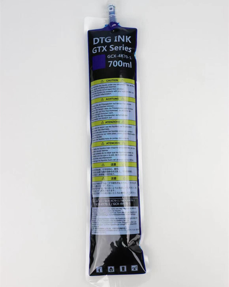 700ML Cyan DTG Textile Ink Bag for Brother GTX / GTX PRO Printer | eBay