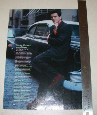 Dicky Barrett original ONE magazine clipping page PHOTO article | eBay