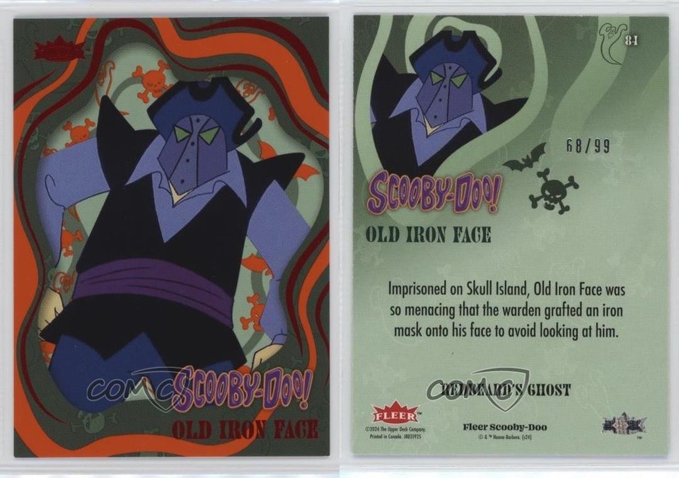 2024 Fleer Scooby Doo Redbeards Ghost /99 Old Iron Face #84 | eBay