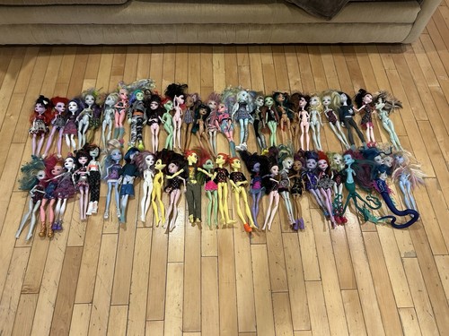 x50 HUGE Monster High Vintage Dolls And Accessories 2010/20s Rare Mixed ...
