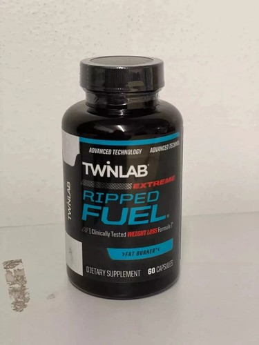 Twinlab Ripped Fuel Extreme Weight Loss Formula Burn Fat 60 caps. Pack ...