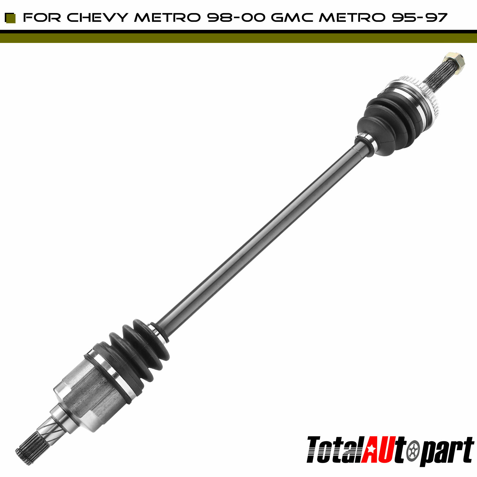 CV Axle Assembly for Chevrolet Metro 98-00 Geo Metro 95-97 1.0L Front ...