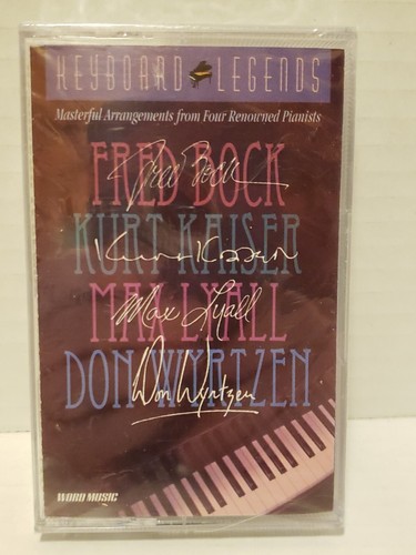 Keyboard Legends Cassette Tape 1996 Fred Bock Kurt Kaiser Don Wyrtzen ...