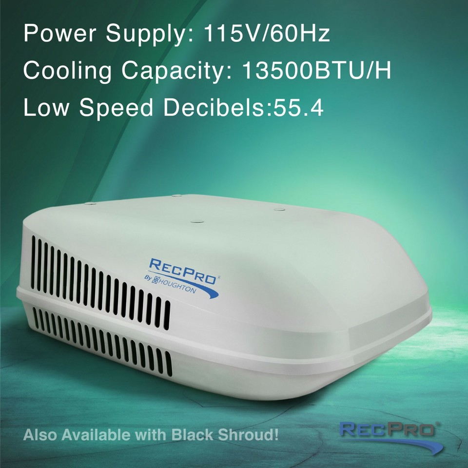 RecPro RV Air Conditioner 15K Heat Pump Camper Non-Ducted Rooftop AC ...