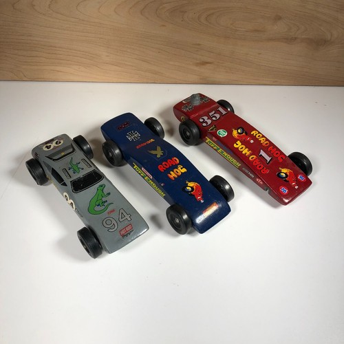 PINEWOOD DERBY Race Cars Lot of 3 BSA Boy Scouts Vintage | eBay