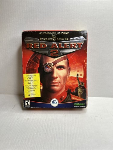 Command & Conquer: Red Alert 2 CD-ROM - EA Games (2000) - Rated T w/Red ...