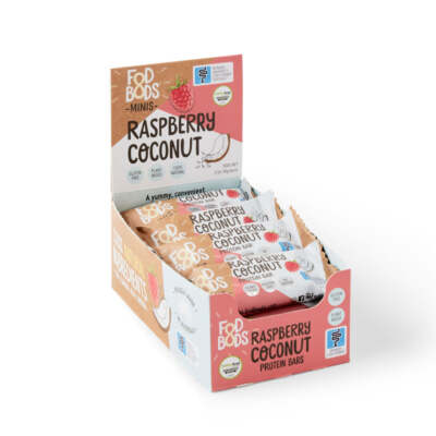 Fodbods Protein Bar Raspberry Coconut 30g (Pack of 12) | eBay Australia