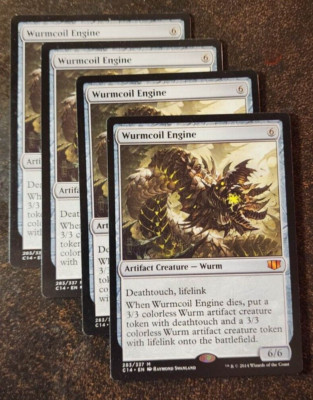 4x Wurmcoil Engine mythic cards - Commander 2014 - NM/VG | eBay