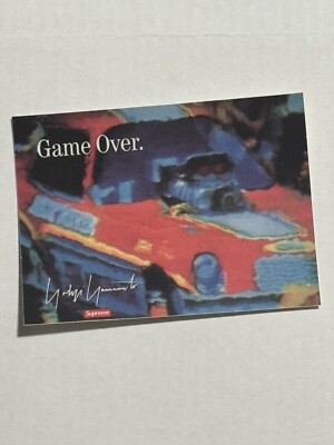Supreme Yohji Yamamoto Game Over Car Sticker 100% Authentic FW20 Season ...