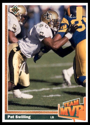 1991 Upper Deck #468 Pat Swilling New Orleans Saints Football Card | eBay