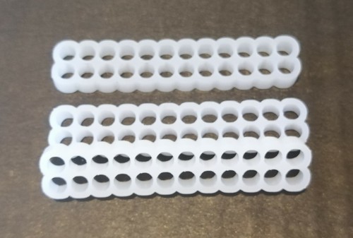 2pcs 24 Pin White Individually closed Cable Comb for 4mm Sleeved cable ...