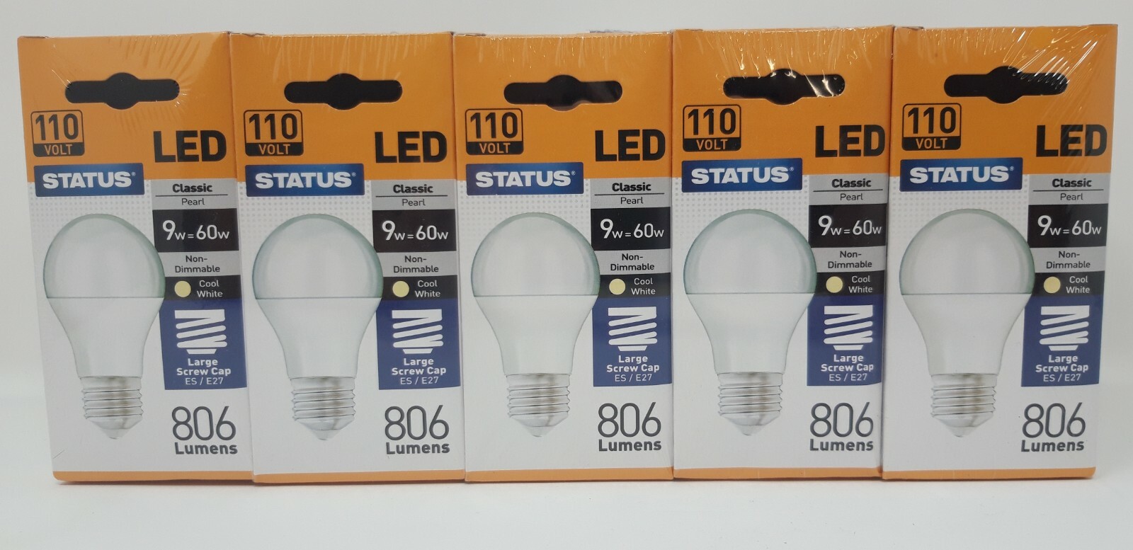 9w LED GLS Light Bulb Lamp 110v ES E27 Edison Screw In Cool White 110 ...
