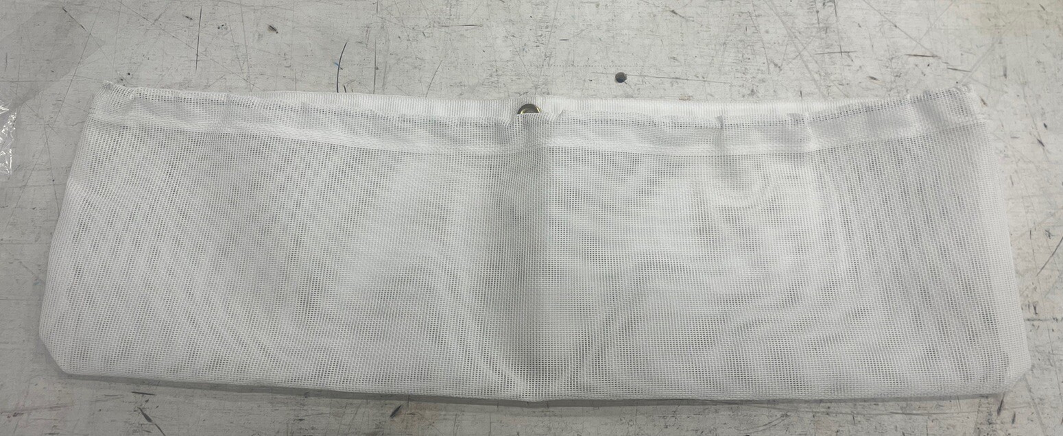Sheet / Halyard Bag Cockpit Organizer White all Mesh 30" x 10" | eBay