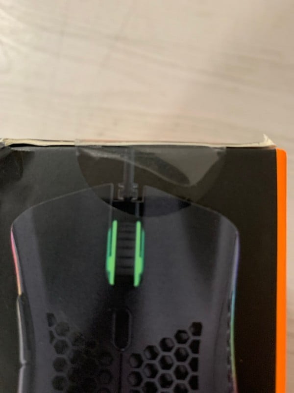 NOS Ultralight RGB Gaming Mouse M650 - 7200 DPI Optical - 72g - BOXED ...
