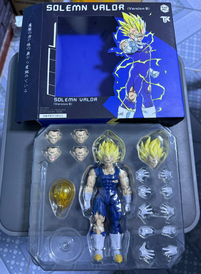 Black Hole & TK Custom SSJ Majin Vegeta Battle Damage Super Saiyan 3.0 ...