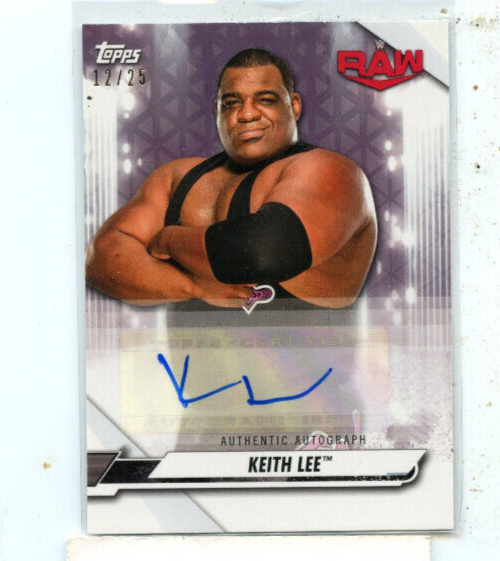 KEITH LEE 2021 Topps WWE NXT Alumni Auto Autograph #D /25 NA-KL | eBay