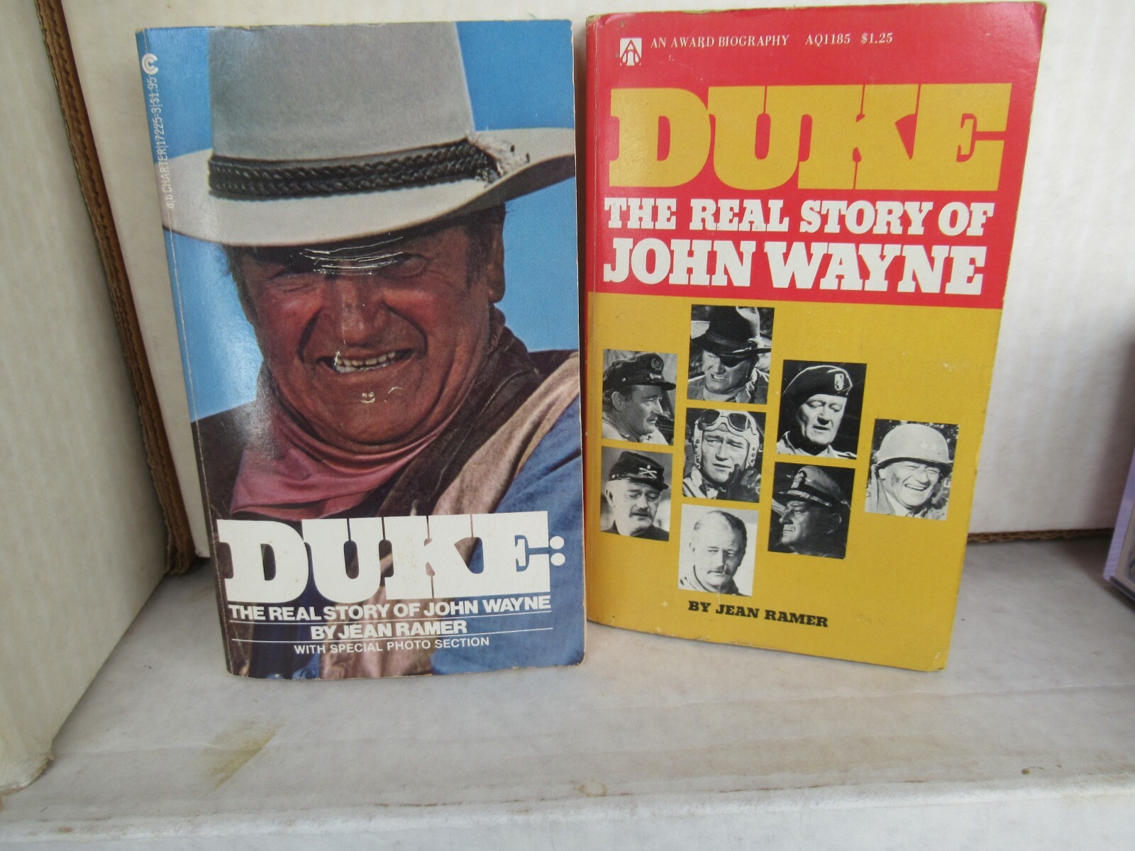 vintage set of 2 John Wayne books Duke The Real Story of 2 versions | eBay