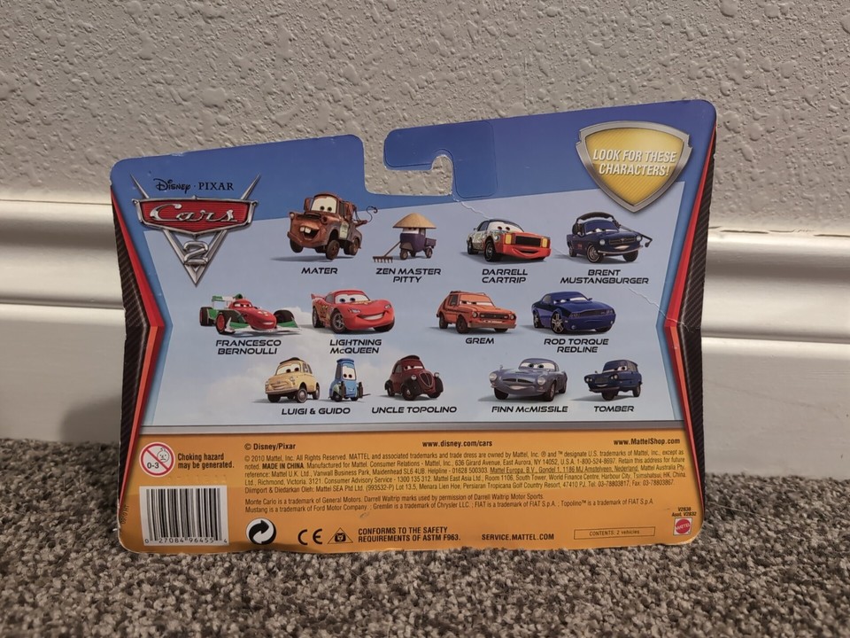 Disney Pixar Cars 2 Finn McMissile & Tomber exclusive vehicle 2-pack ...