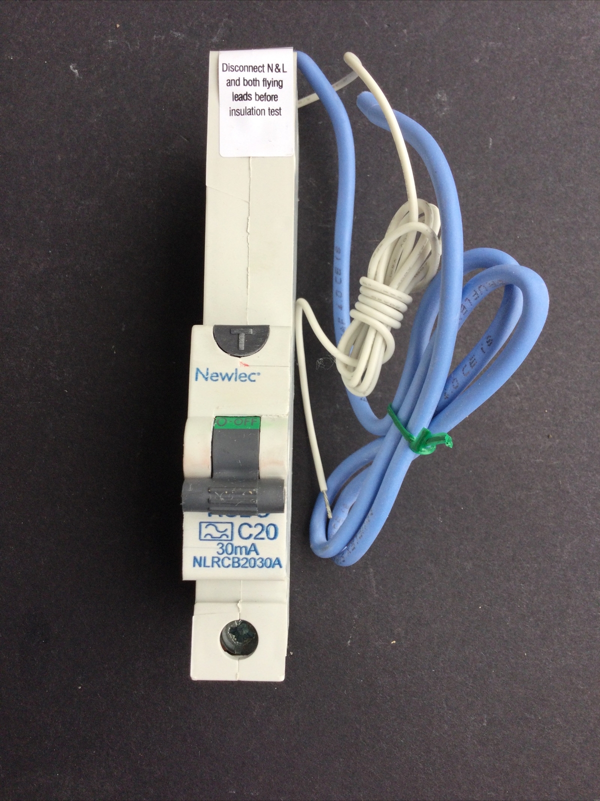 Newlec RCBO 20 Amp 30ma Type C NLRCB2030A for sale online | eBay