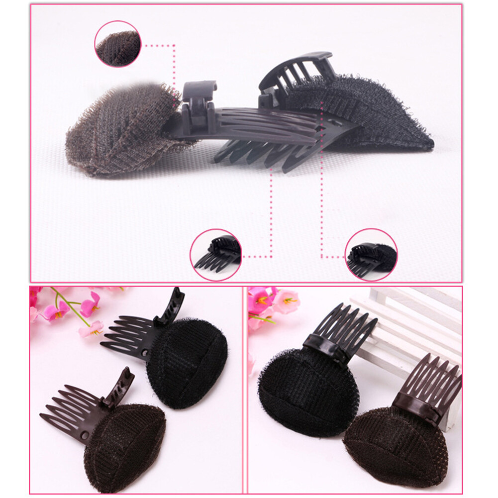 Steamed buns invisible elegant fluffy honeycomb stylish hair insert ...