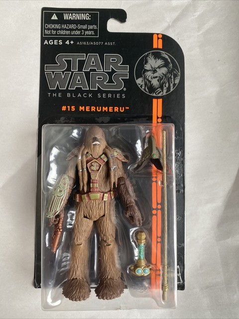 Star Wars #15 Merumeru Wookie Leader 2013 Black Series 3 3.75 Inch Line ...